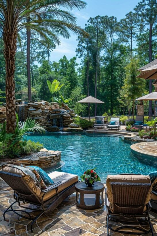 18 Stunning Natural Rock Pool Designs for a Serene Outdoor Oasis