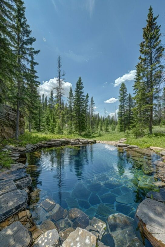 18 Stunning Natural Rock Pool Designs for a Serene Outdoor Oasis