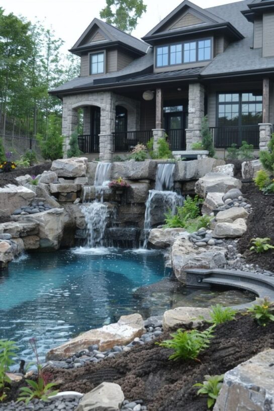 18 Stunning Natural Rock Pool Designs for a Serene Outdoor Oasis