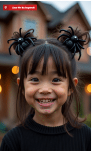 23 Creative and Easy Halloween Hairstyles for Kids