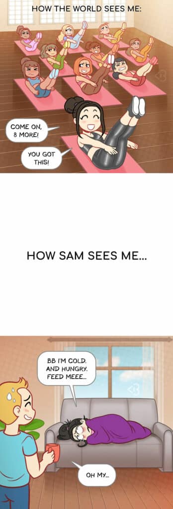 30 Comics By A Fitness Trainer That Encourage Self-Acceptance And ...