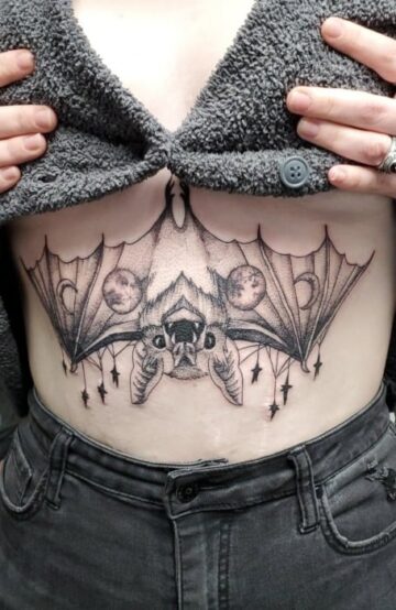 30 Sexy Sternum Tattoos For Women