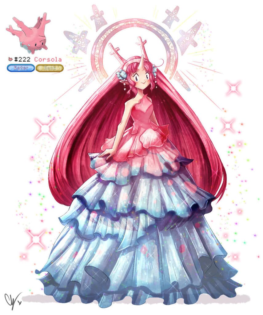 My 17 Reimagined Pink Pokémon As Human-Like Characters