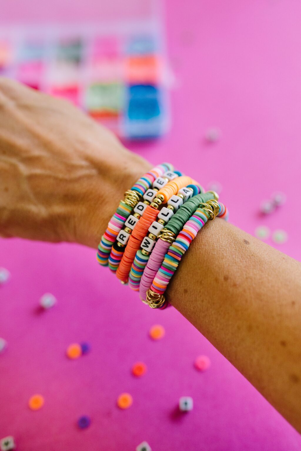DIY Clay Bead Bracelets