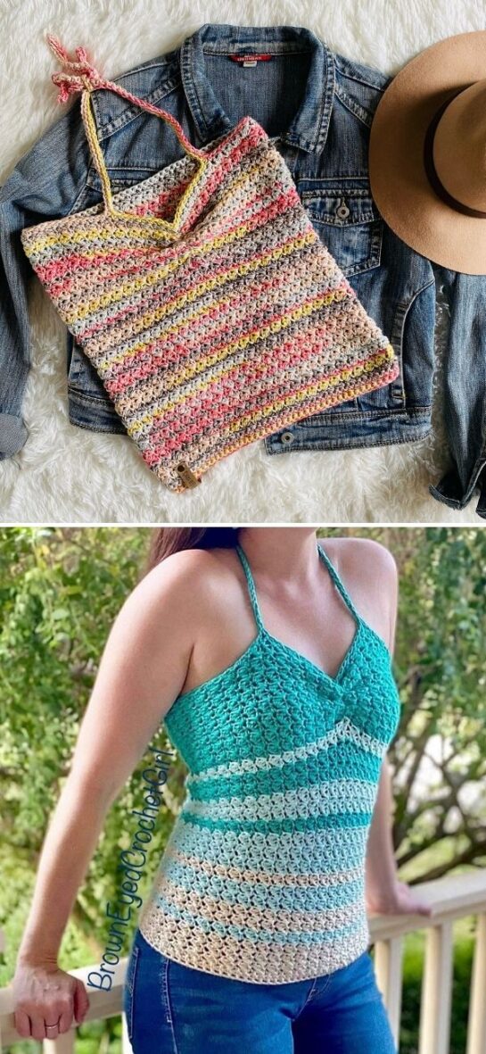 12 Summer Crochet Halter Tops for Comfy Wearing & Hot Outfits