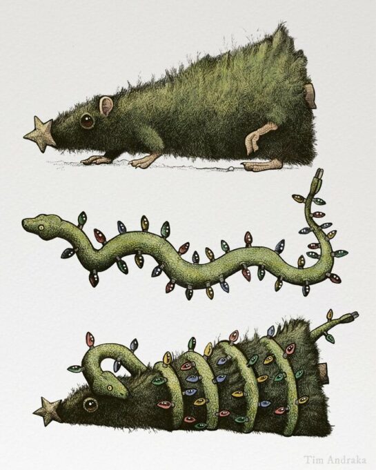 30 Nonsensical Scientific Illustrations Of Wildlife By Tim Andraka