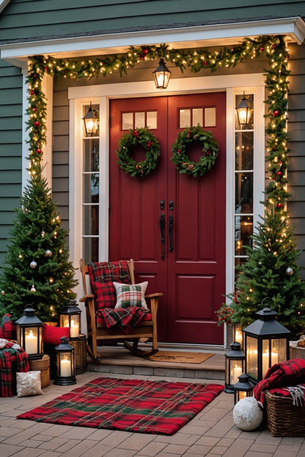 15 Festive Christmas Porch Decorating Ideas to Welcome the Holiday Spirit