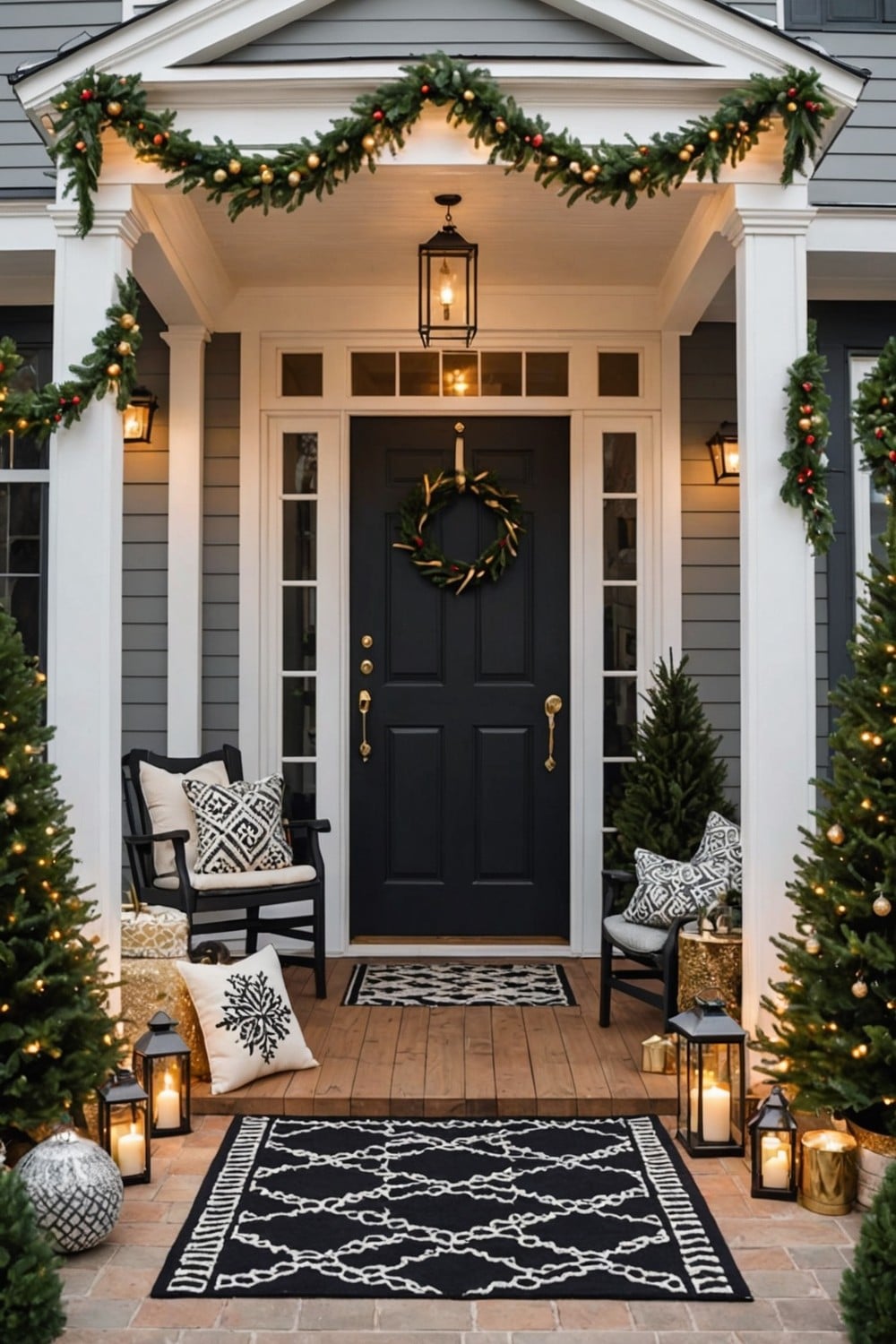 15 Festive Christmas Porch Decorating Ideas to Welcome the Holiday Spirit