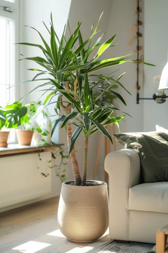 10 Stylish Large Plants for Living Rooms For A Fresh Look