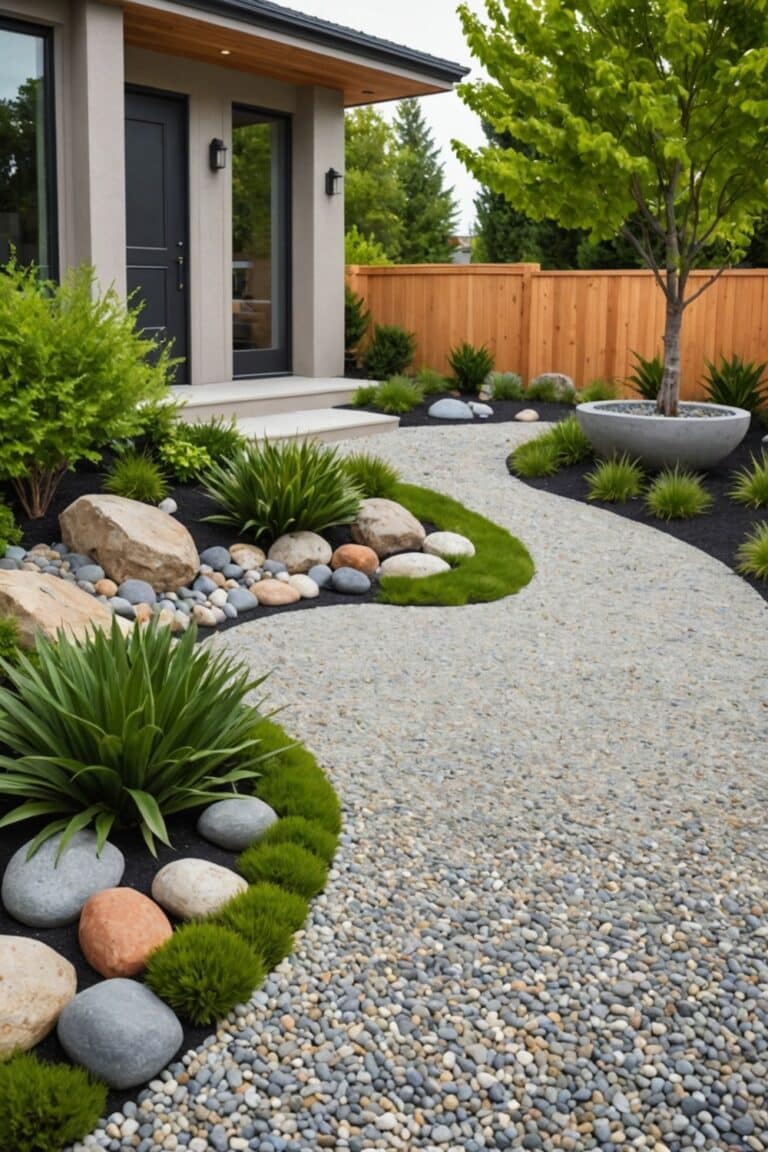 20 Modern Front Yard Landscaping Ideas