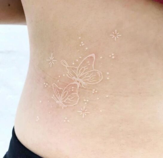 Ethereal Elegance: Stunning White Ink Tattoos That Illuminate Skin with ...