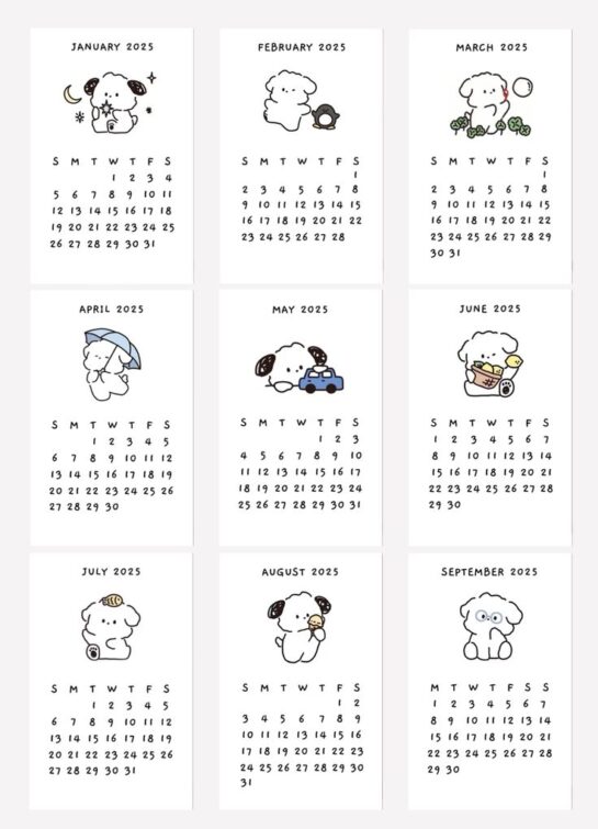 2025's Cutest Calendars: A Year of Fluffy Friends and Adorable Dates