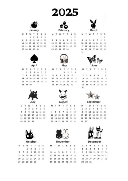 2025's Cutest Calendars: A Year of Fluffy Friends and Adorable Dates
