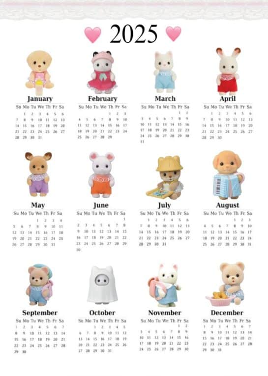 2025's Cutest Calendars: A Year of Fluffy Friends and Adorable Dates