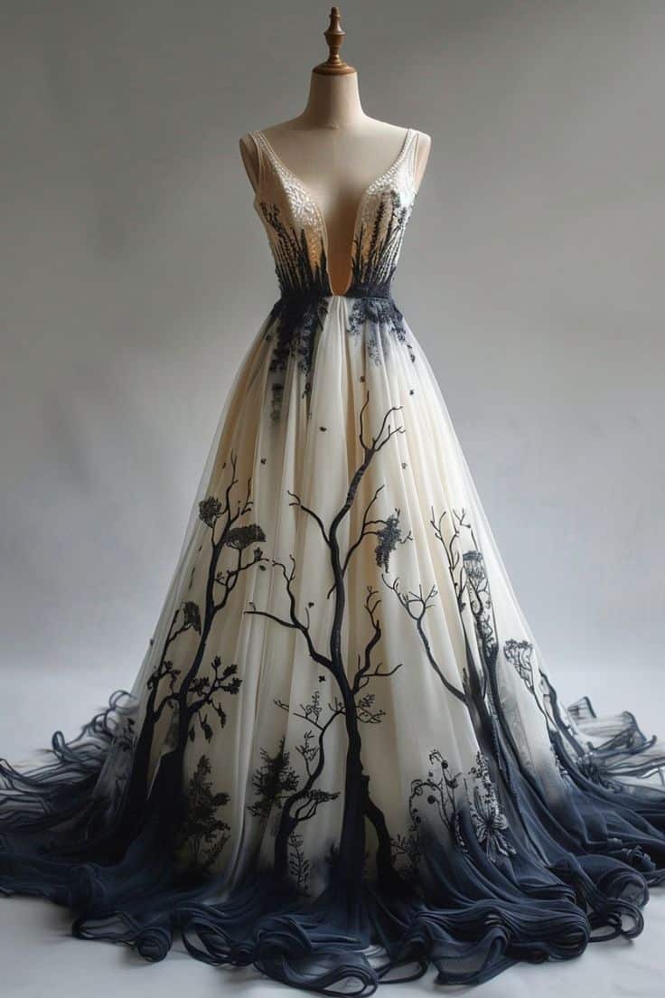 Dark Gothic Wedding Dress Inspo That Breaks Tradition