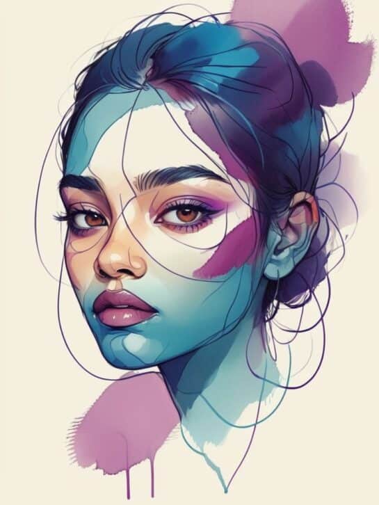 Color and Pencil Magic: A Beautiful Fusion of Art and Realism in Portraits