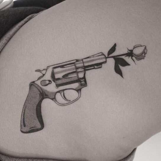 Fierce Ink: Unleashing the Bold Beauty and Meaning Behind Gun Tattoos