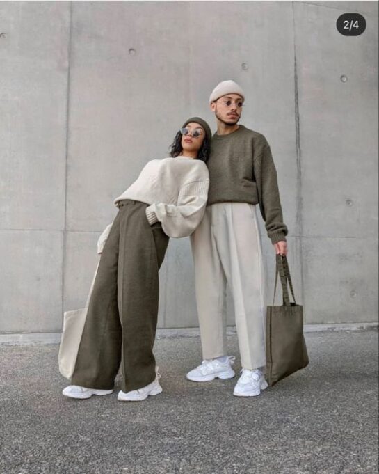 Matching Outfits for Couples let you bundle up together in cute Winter ...