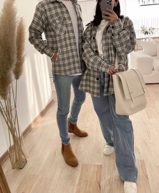 Matching Outfits for Couples let you bundle up together in cute Winter ...