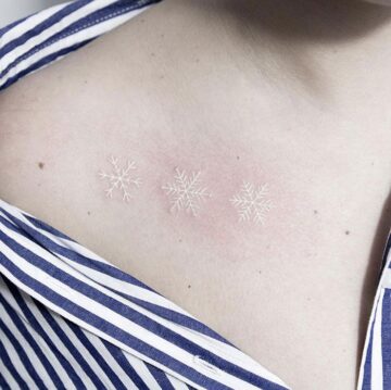 Ethereal Elegance: Stunning White Ink Tattoos That Illuminate Skin with ...