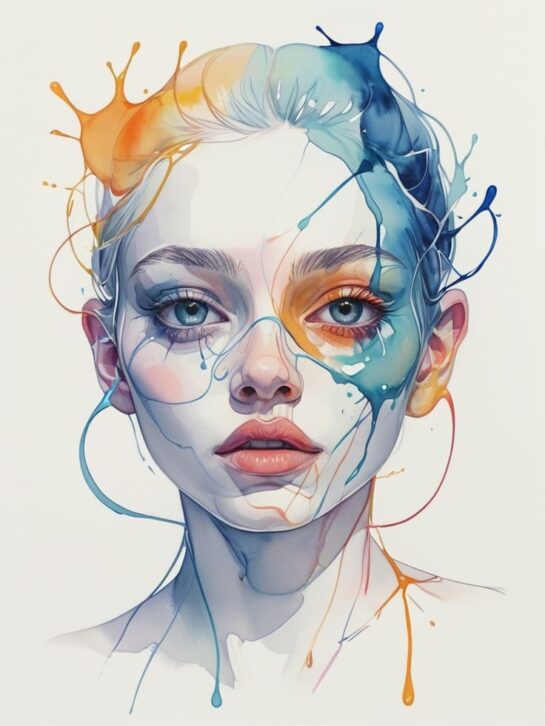 Color and Pencil Magic: A Beautiful Fusion of Art and Realism in Portraits