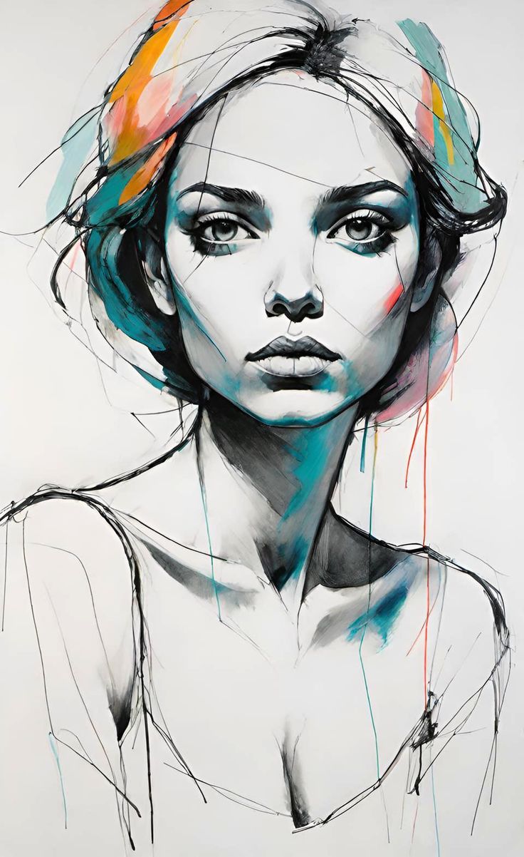 Color and Pencil Magic: A Beautiful Fusion of Art and Realism in Portraits
