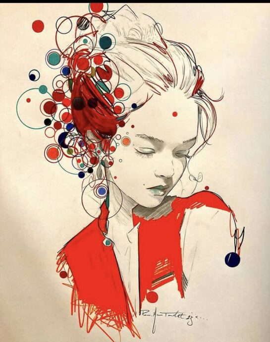 Color and Pencil Magic: A Beautiful Fusion of Art and Realism in Portraits