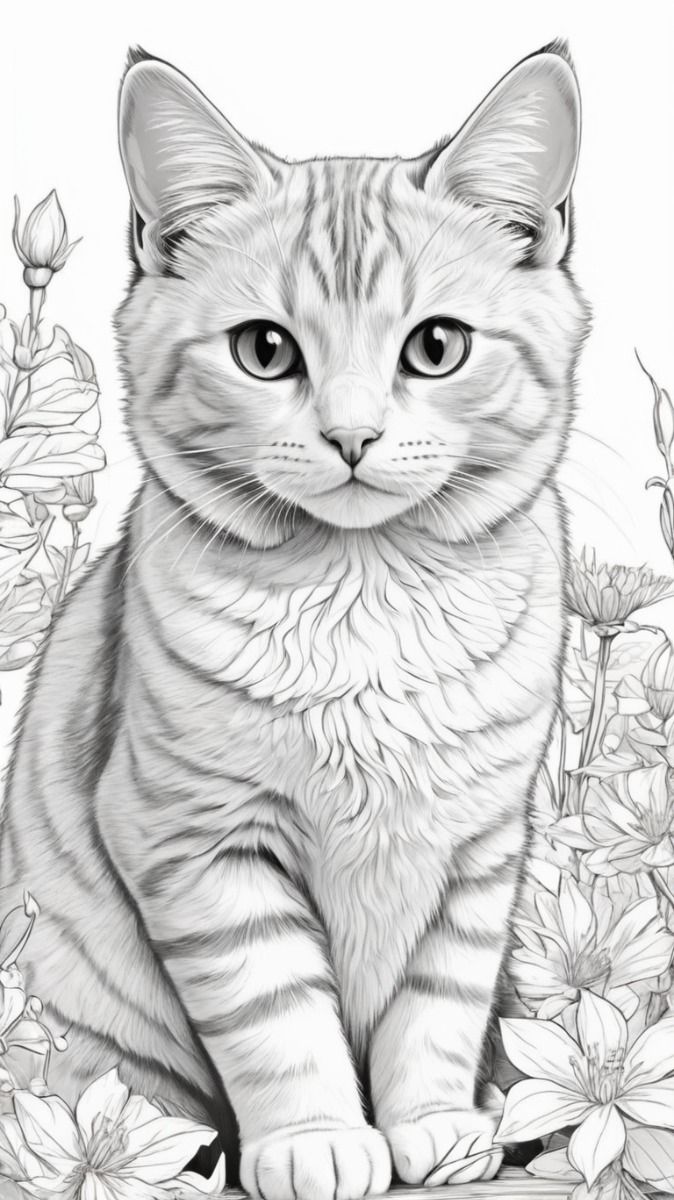 Beautiful Cat Art: Stunning Wallpapers and Easy Sketches for Beginners