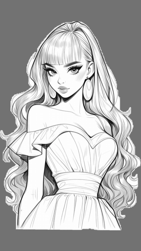 Artistic Charm: Exploring the Beauty of Doll Drawings