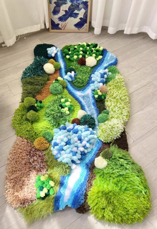 Creative Comfort: The Art and Charm of Unique Tufted Rugs