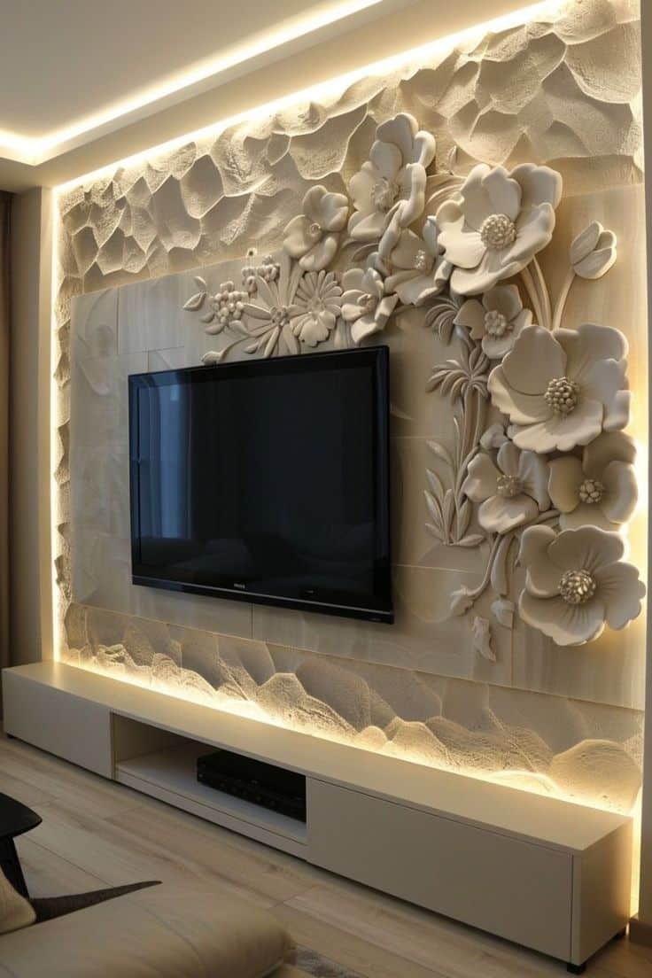 Elevating Interiors: The Artistic Charm of Drywall Art Designs