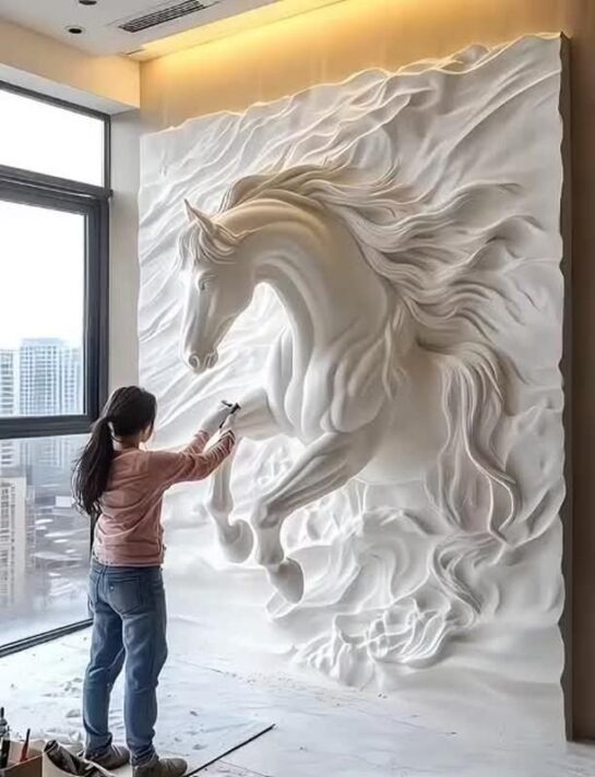 Elevating Interiors: The Artistic Charm of Drywall Art Designs