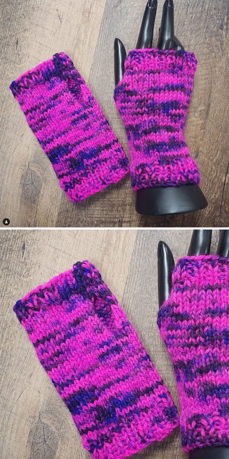 10 Free Fingerless Gloves Knitting Patterns for Style & Comfort