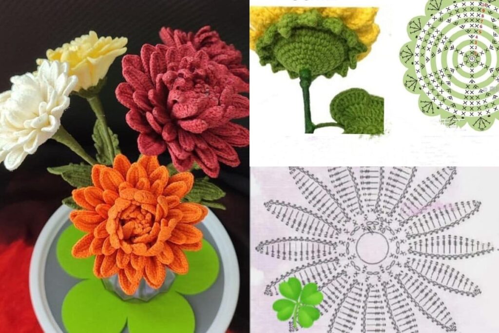 Crochet Chrysanthemum Flowers: Create Beautiful, Lifelike Blooms for ...