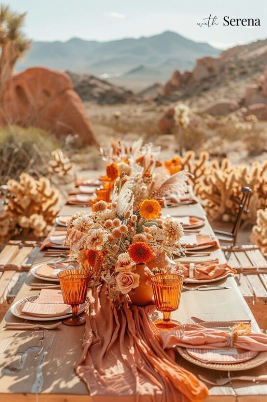 Elegant Desert Wedding Themes with a Touch of Luxe