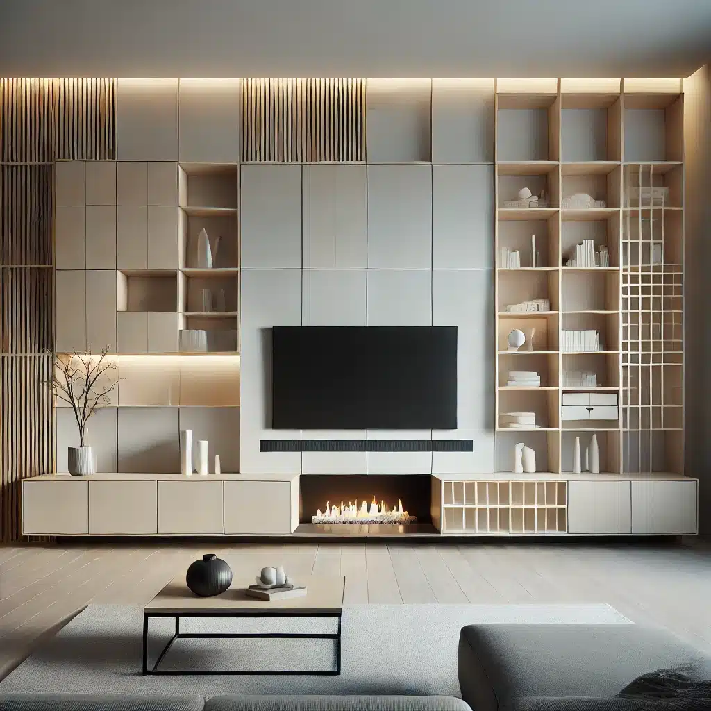 Ideas Of Living Room Built-Ins with Fireplace That Look Warm!
